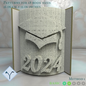 Graduation Cap: DIY Cut & Fold Art, Book Folding Pattern and ...