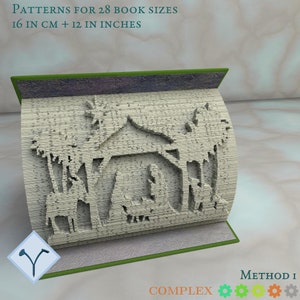 Holy Family - Nativity: Book Folding Pattern, Instruction DIY Folded ...