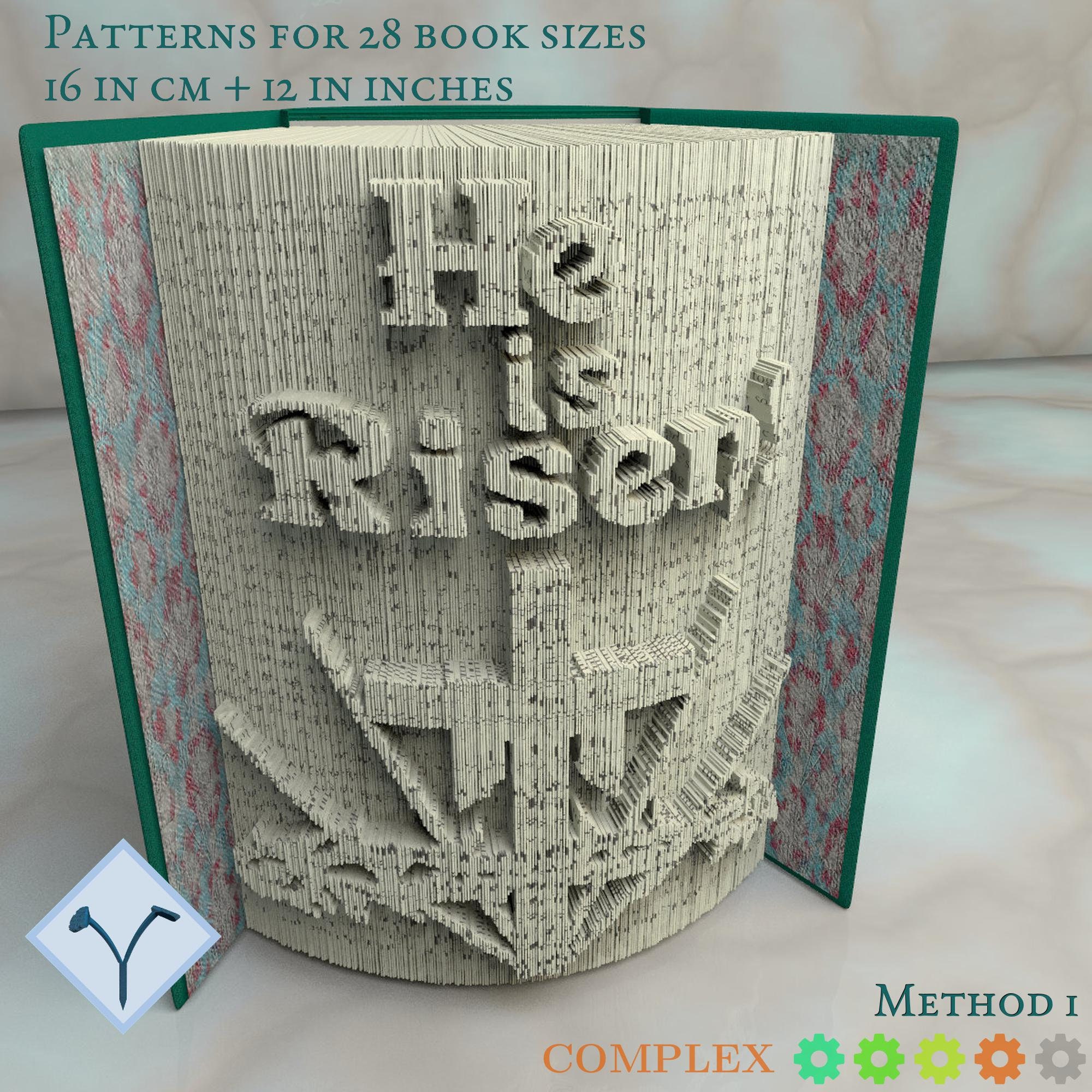 Pascha He is Risen: Book Folding Pattern Instruction DIY | Etsy