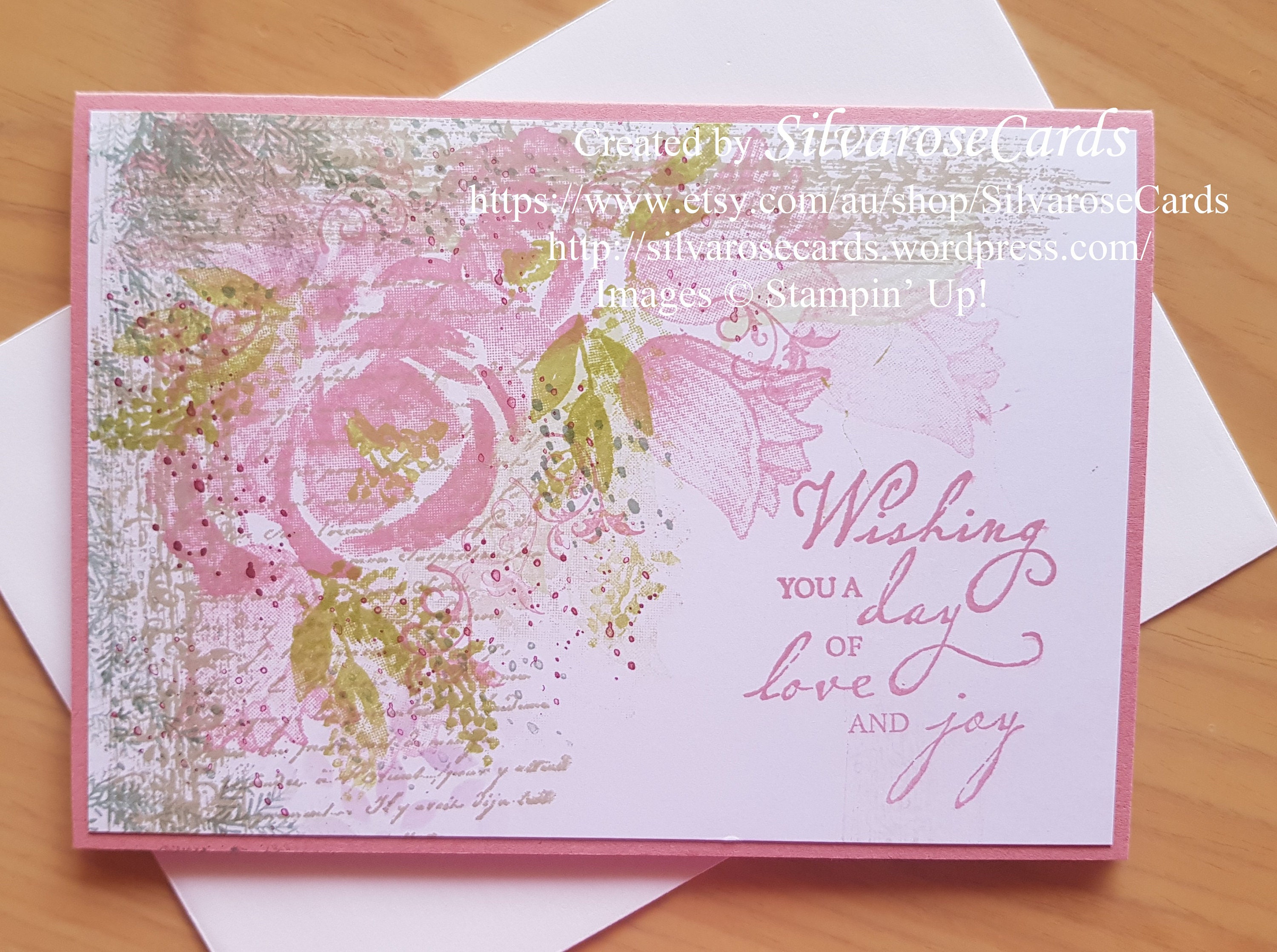 Handmade Love Cards, Multiple Set Handmade Cards, Love and Joy Cards ...