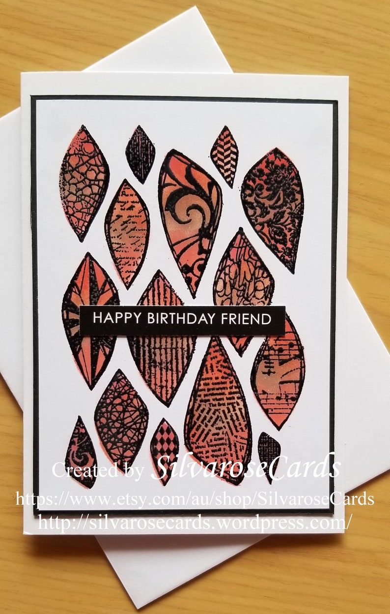 Happy Birthday Friend Handmade Card - Etsy