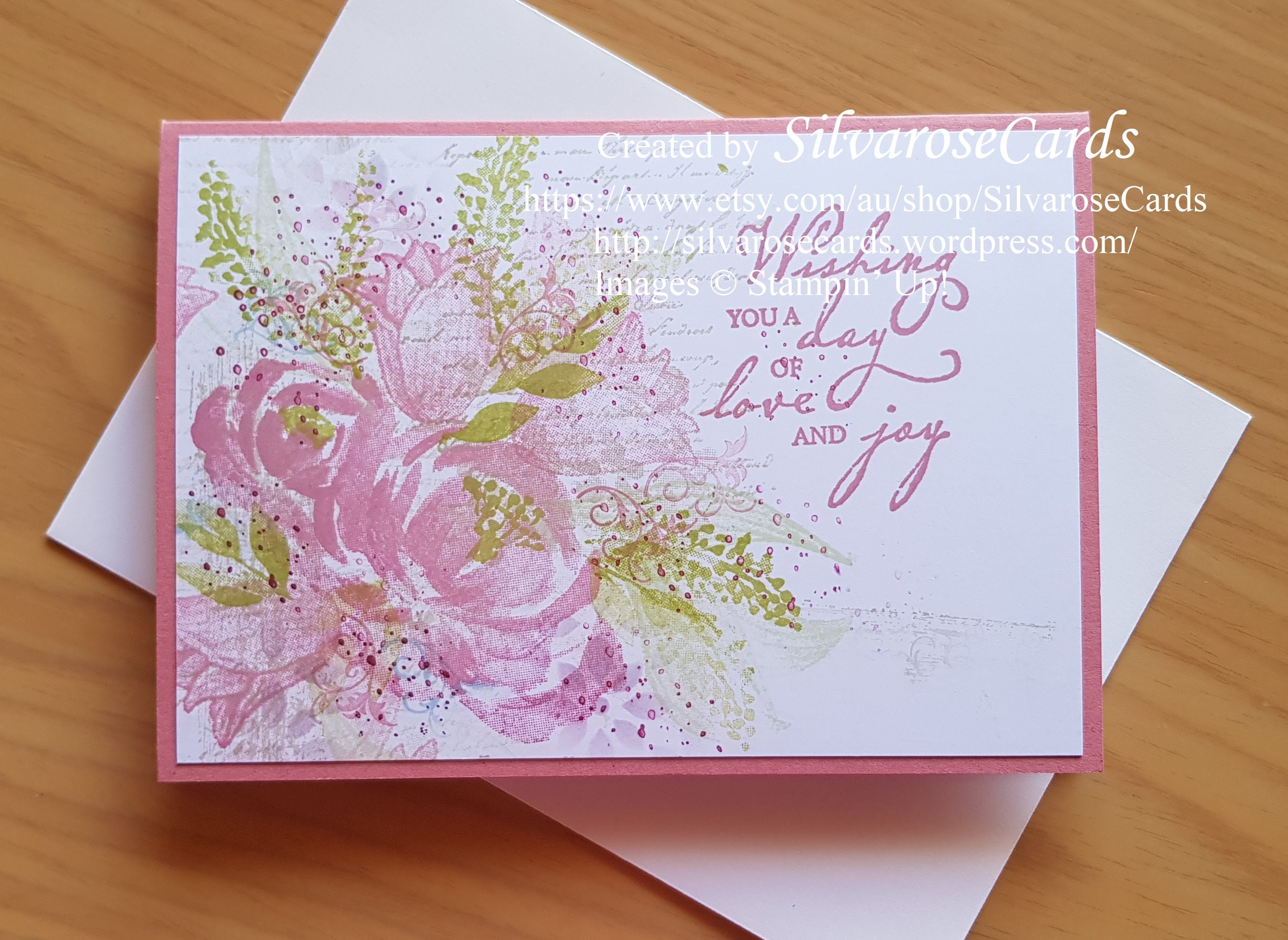 Handmade Love Cards, Multiple Set Handmade Cards, Love and Joy Cards ...