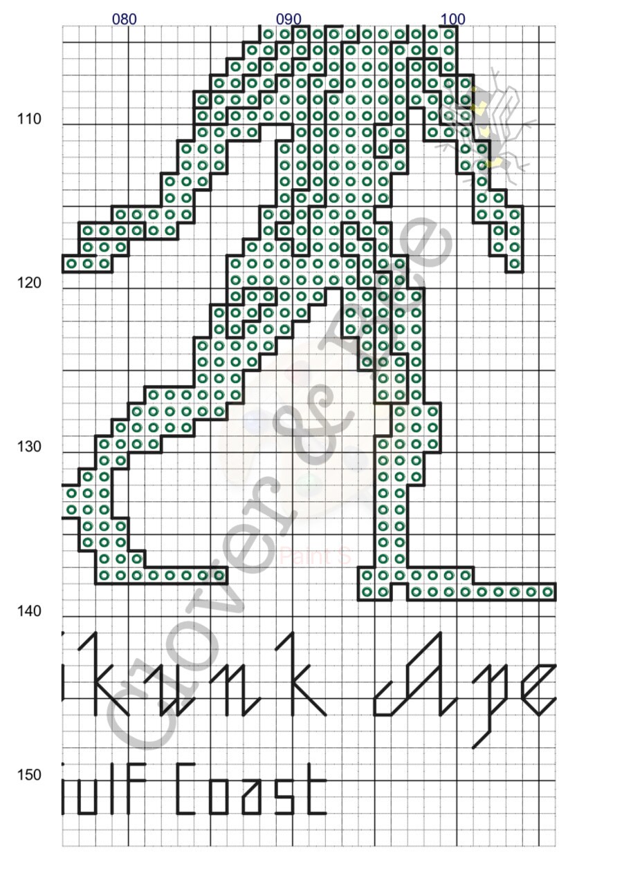 Cross Stitch Pattern Selected Taxonomy of Humanoid Cryptids Aka Bigfoot ...