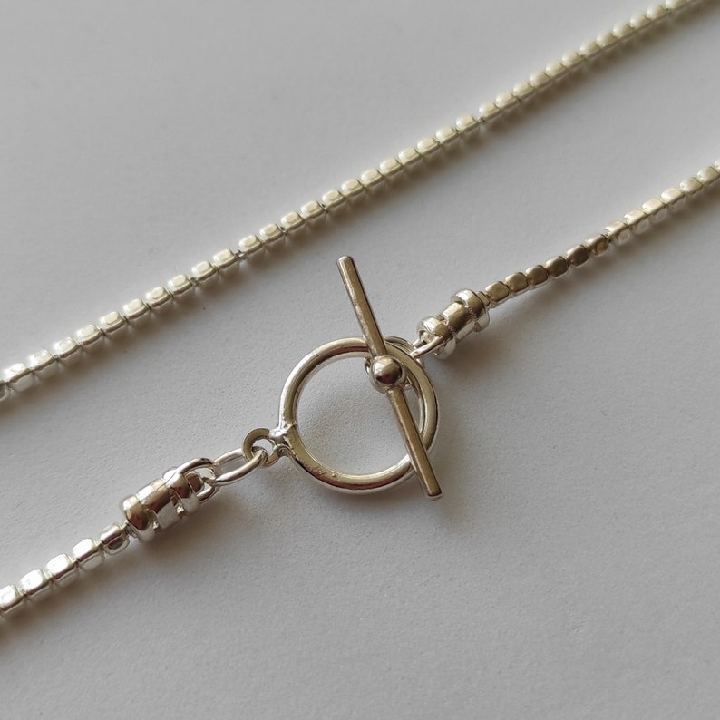 Toggle Tbar Necklace Toggle Charm Pendant Toggle Clasp Choker T Bar ...