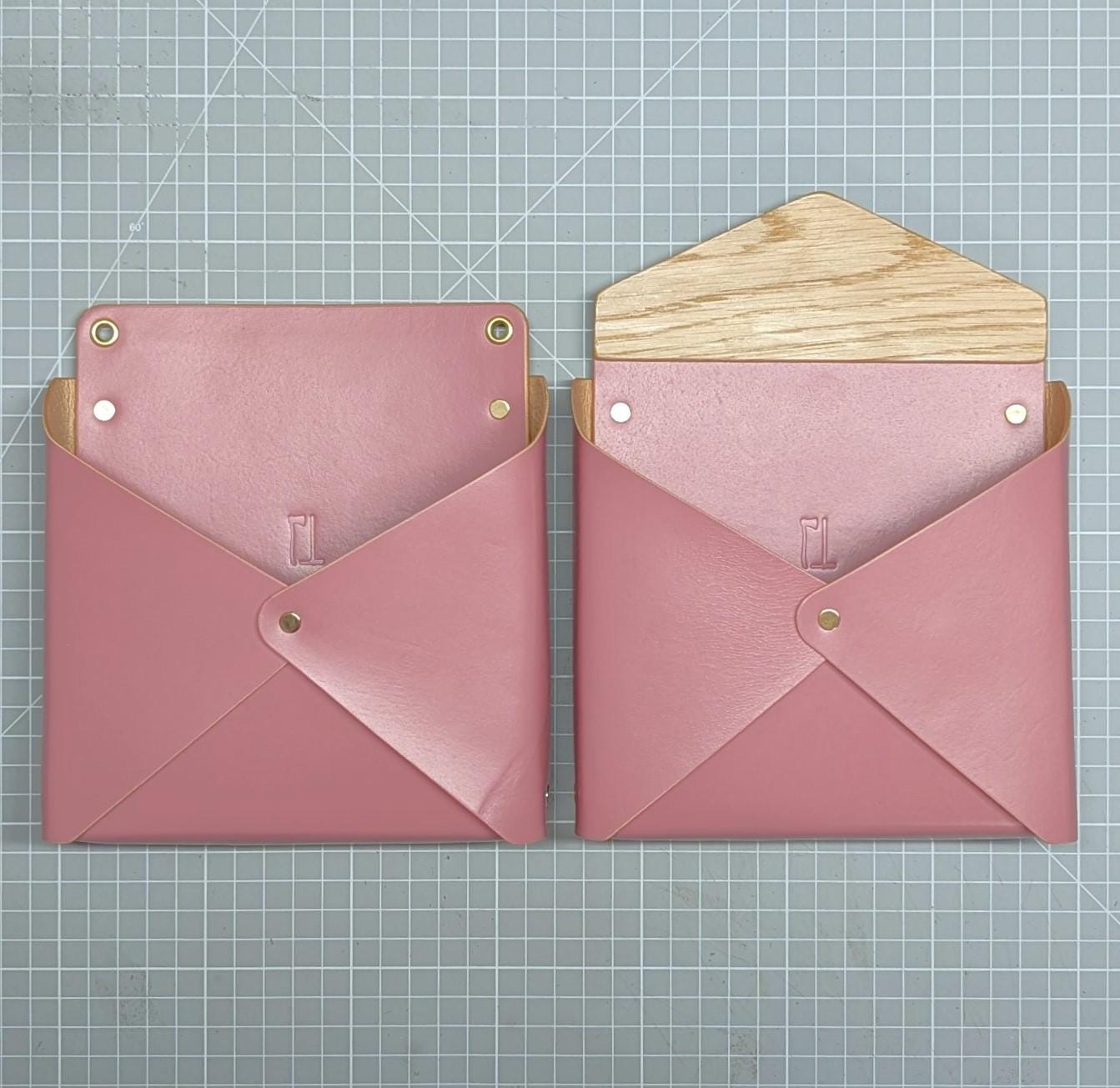 Leather Wall Pocket \ Mail Caddy - Envelope Style - Etsy