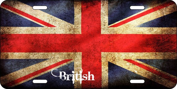Vanity License Plate British License Plate Custom License - Etsy