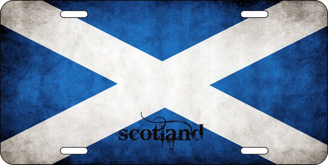 Vanity License Plate Scottish License Plate Custom License Plate ...