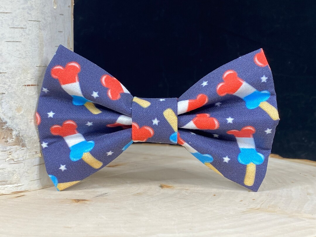 Patriotic Bone Pops Dog Bow Ties Cat Bow Tie Dog Bowtie Dog Collar Bow ...