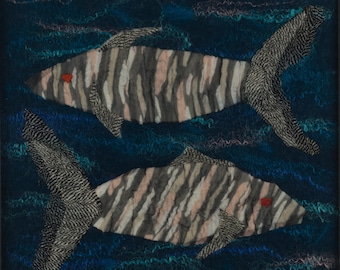 Fish Textile Wall Hanging - Etsy