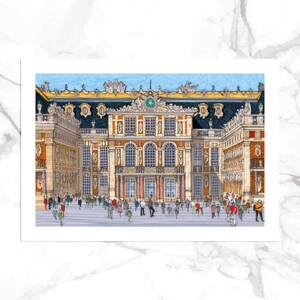 Palace of Versailles, Paris France - Art Print | Giclee | Various Sizes ...
