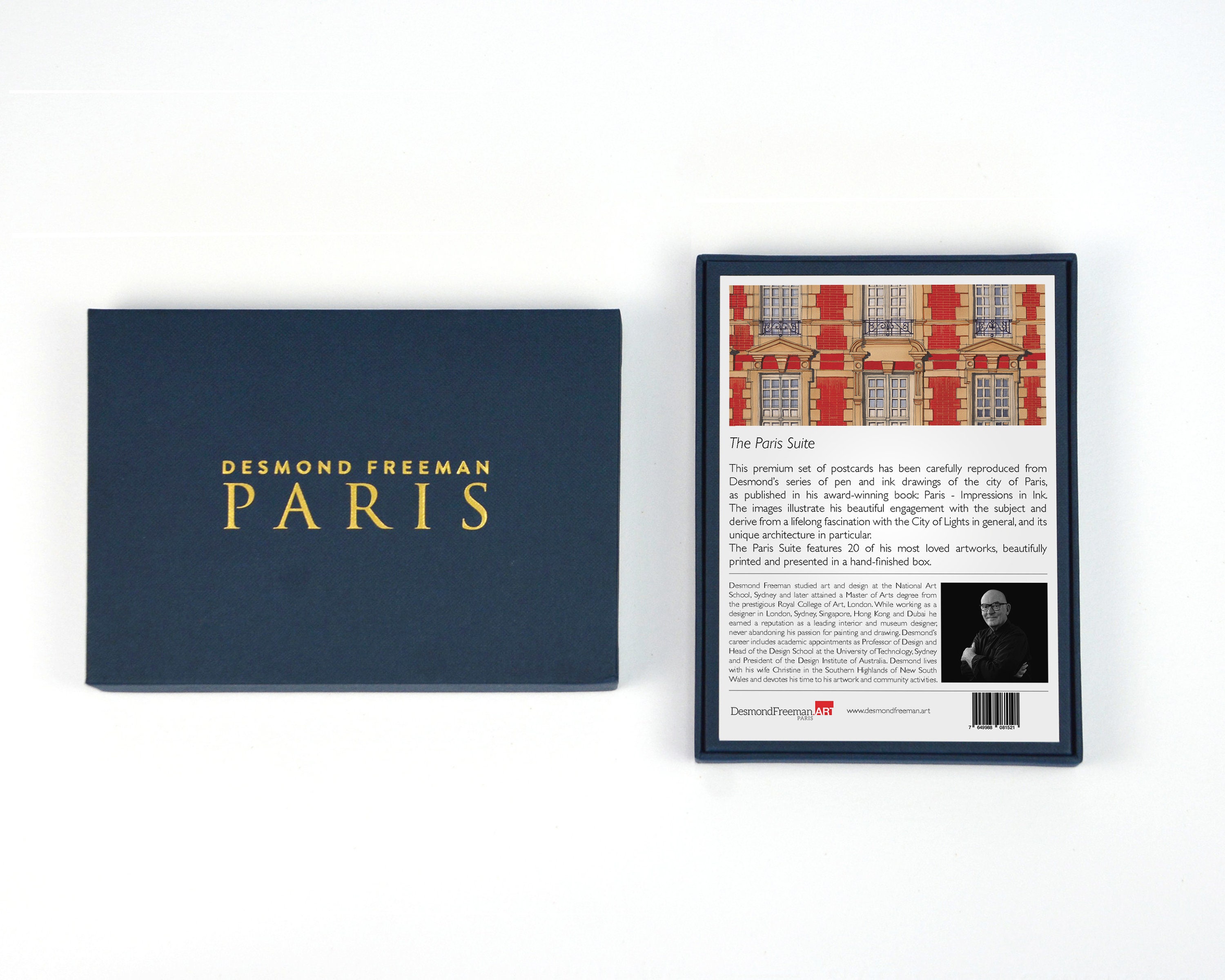 The Paris Suite Postcard Box Set With 20 Beautifully Printed | Etsy