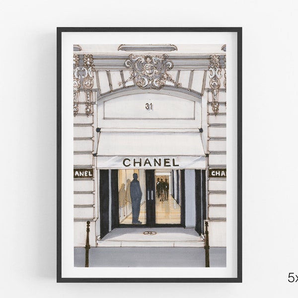 Chanel Art - Etsy