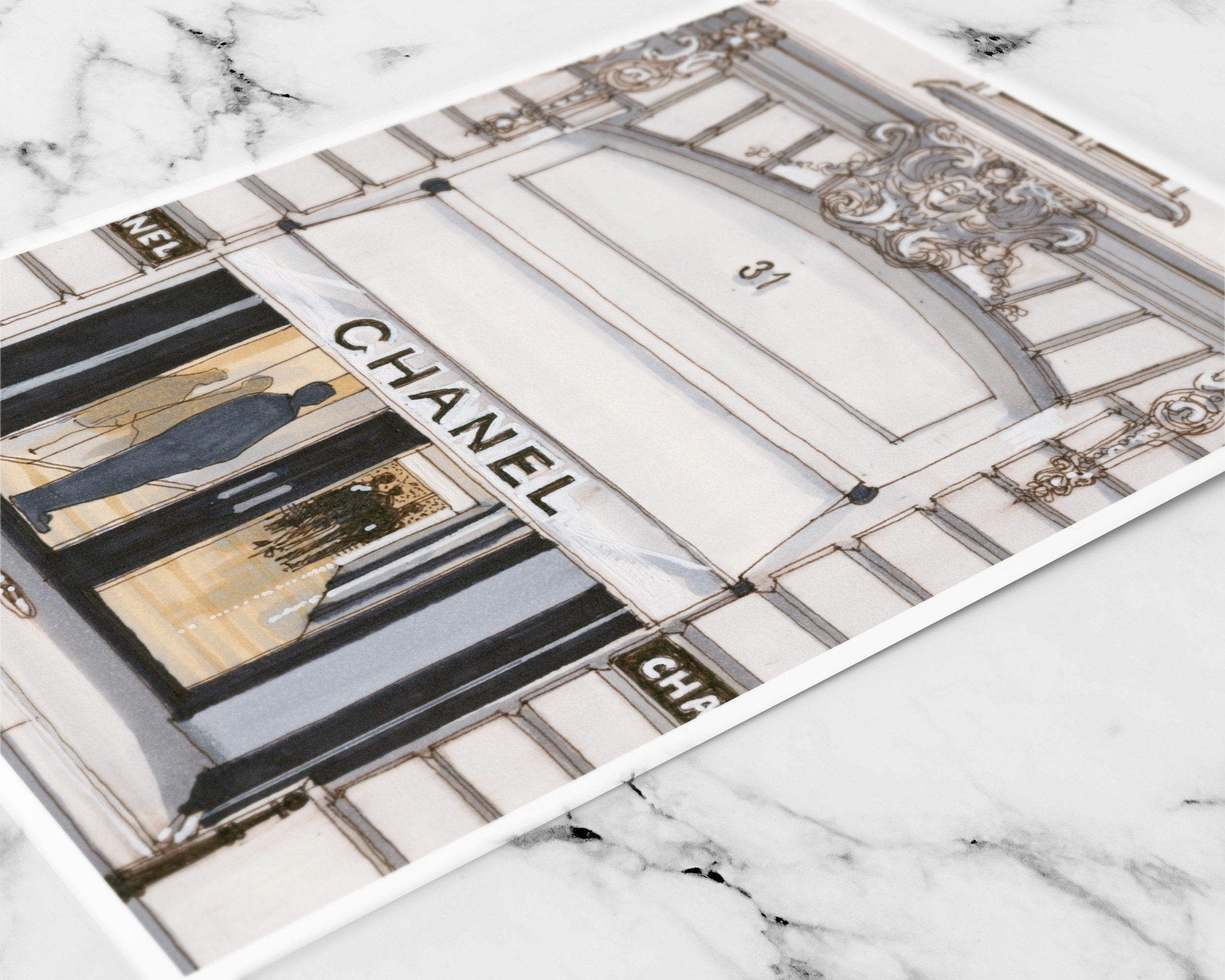 The Paris Suite Postcard Box Set With 20 Beautifully Printed | Etsy