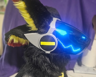 Marble the Foam Protogen Fursuit Head and Tail - Etsy