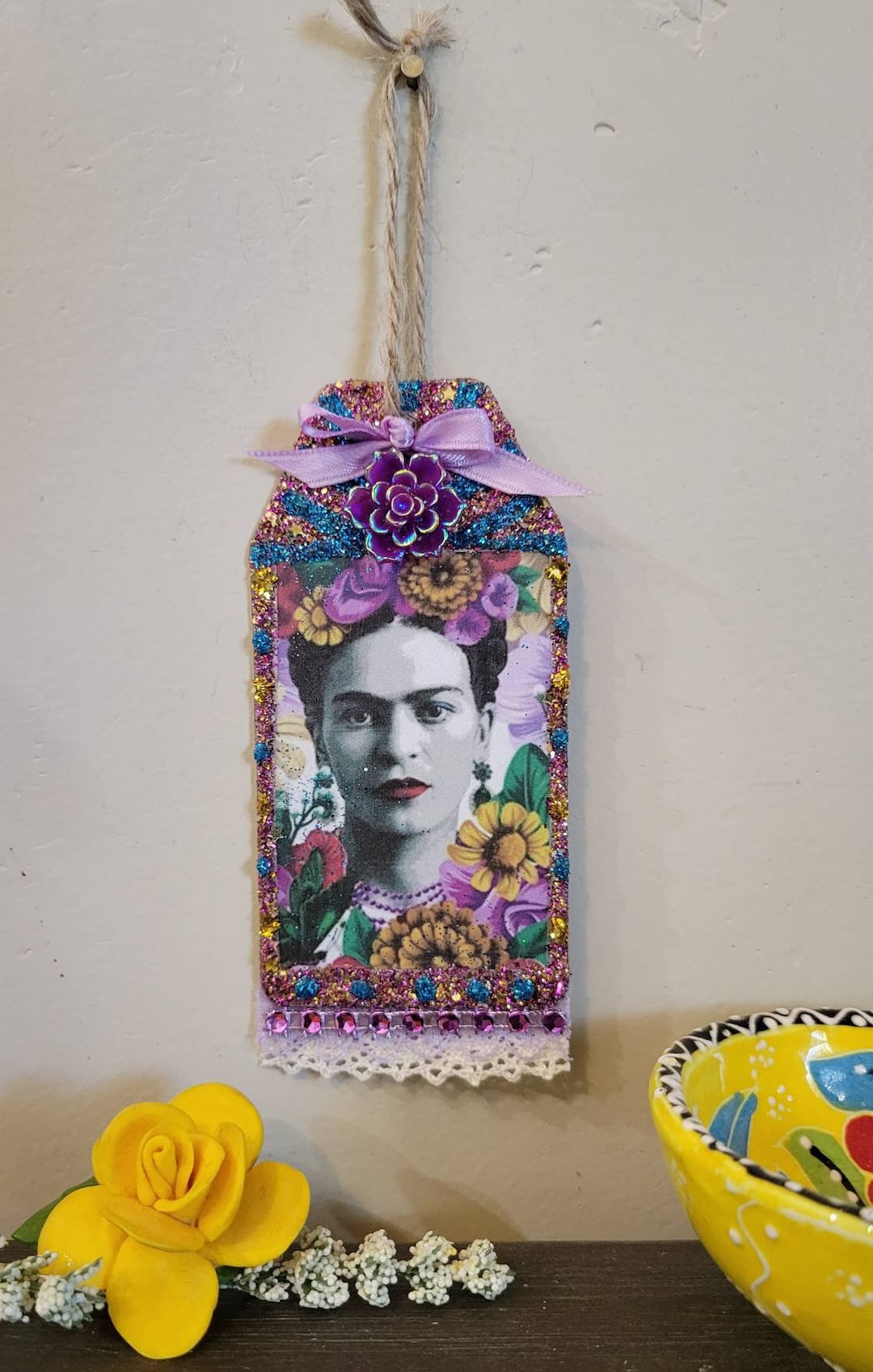 Frida Nicho Shrine Dia De Los Muertos Día De Los Muertos Nicho Retablo ...