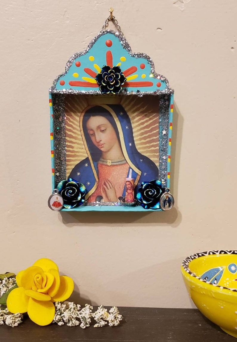 Guadalupe Nicho Shrine Dia De Los Muertos Retablo Day of the - Etsy Denmark