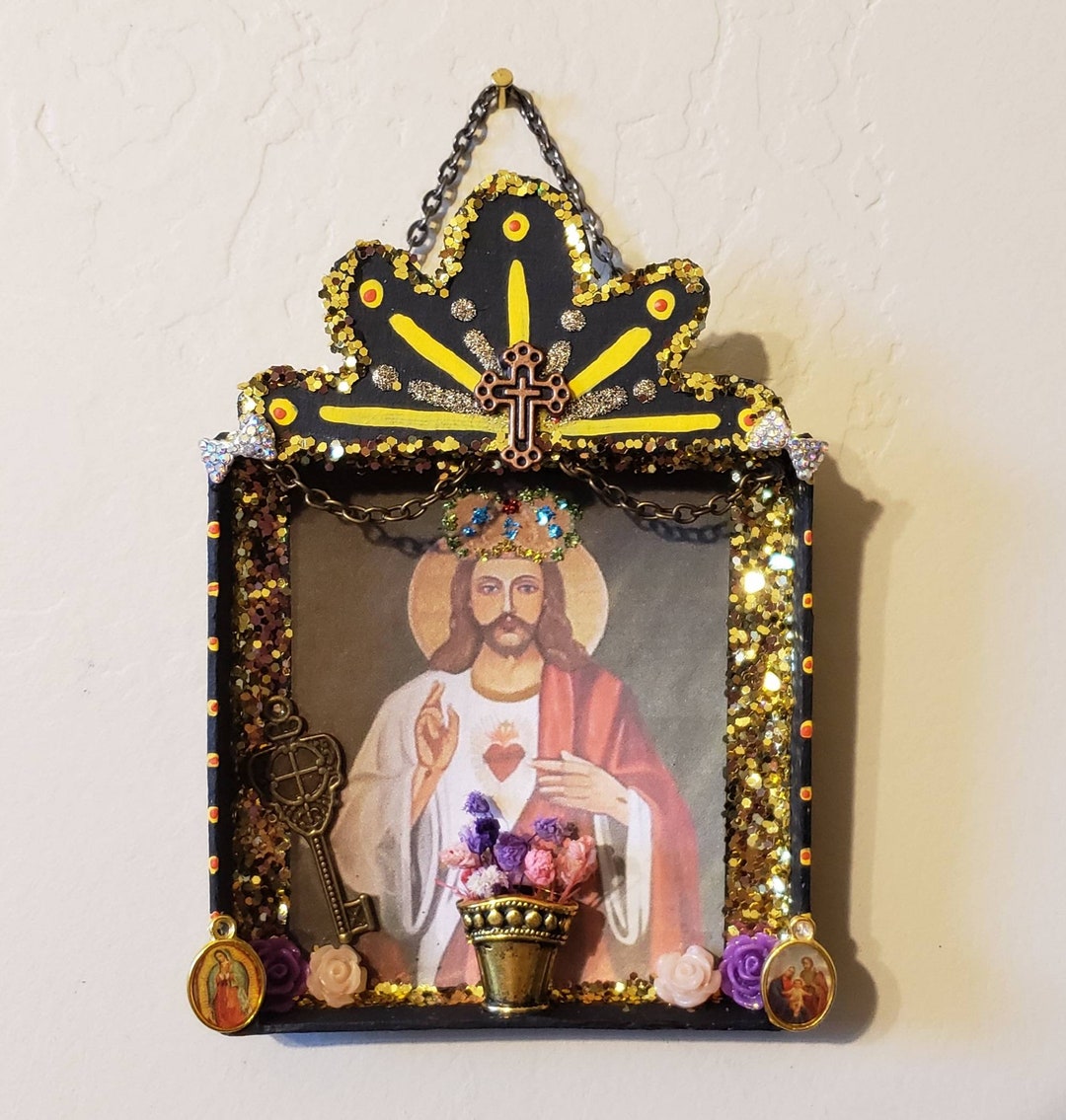 Jesus Shrine Nicho Dia De Los Muertos Shrine Day of the Dead Altar ...