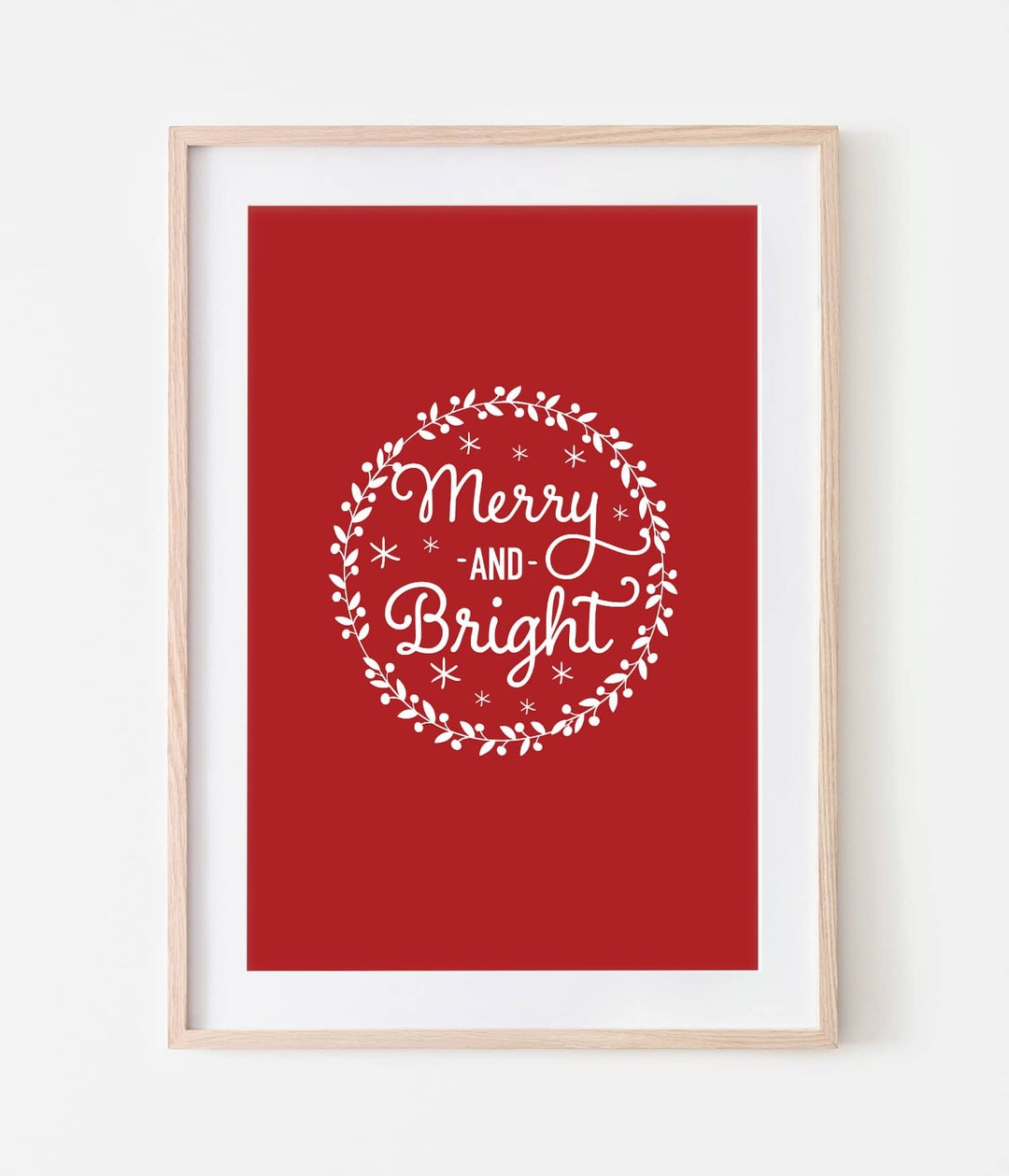 Merry and Bright Christmas Gift Christmas Carols Festive Gift Family ...