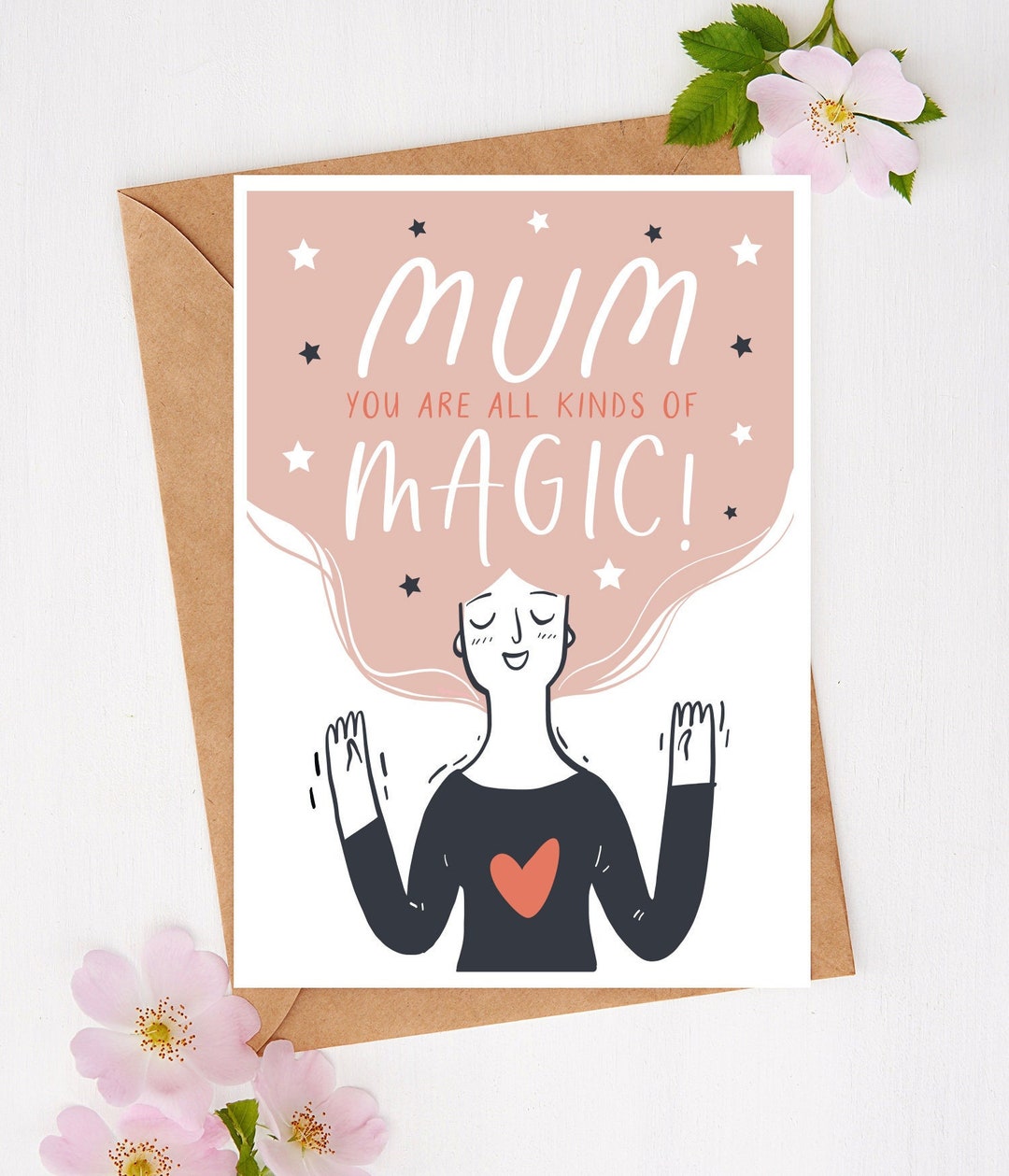All Kinds of Magic Mum Mother's Day Card Funny Cute Greeting Card Mum ...