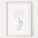 Cat Christening Birthday Balloon, Fingerprint, Nursery Print, Keepsake ...