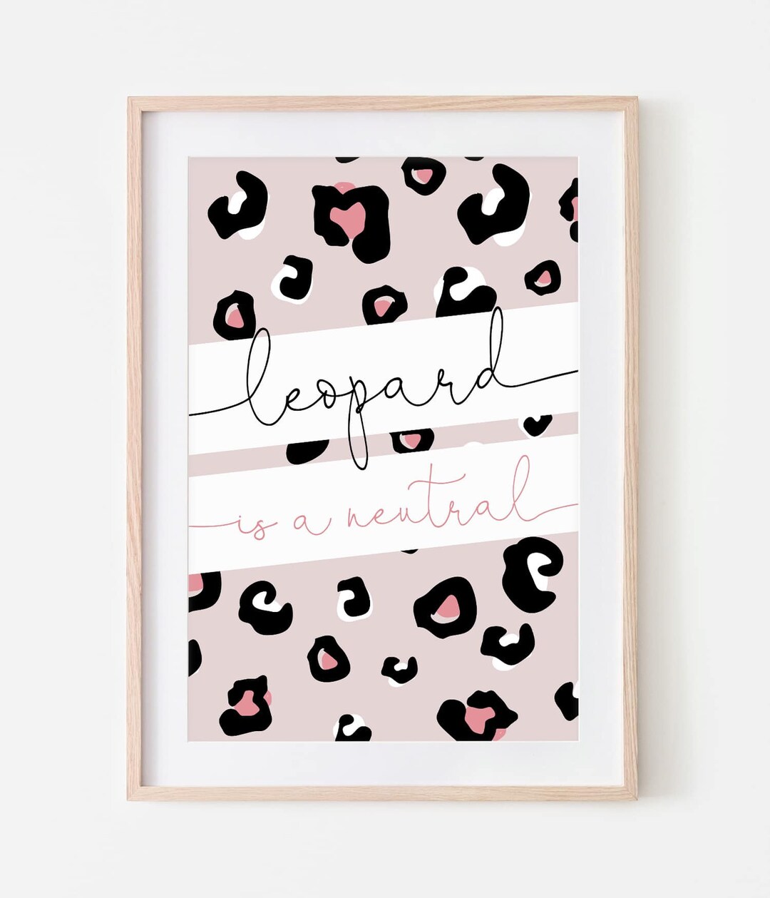 Leopard is A Neutral Leopard Print Fashion Beauty - Etsy