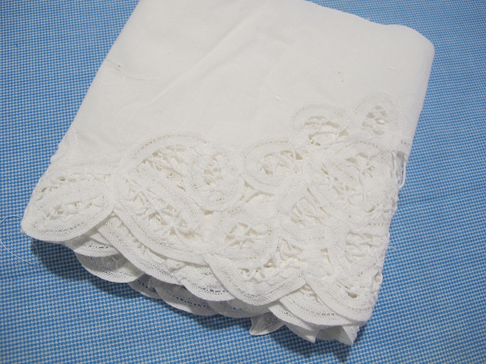 BATTENBURG Lace Remnant, Salvage Trim, All Cotton, 2 Yard Length ...