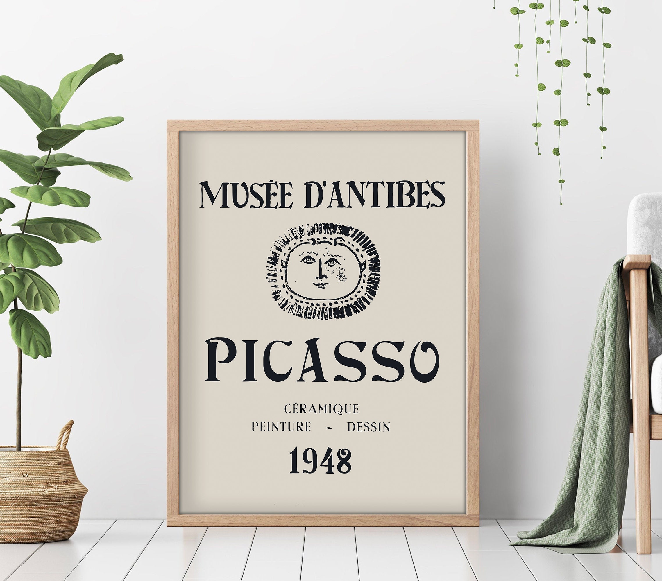 PICASSO Exhibition Poster Abstract Gallery Print Picasso - Etsy