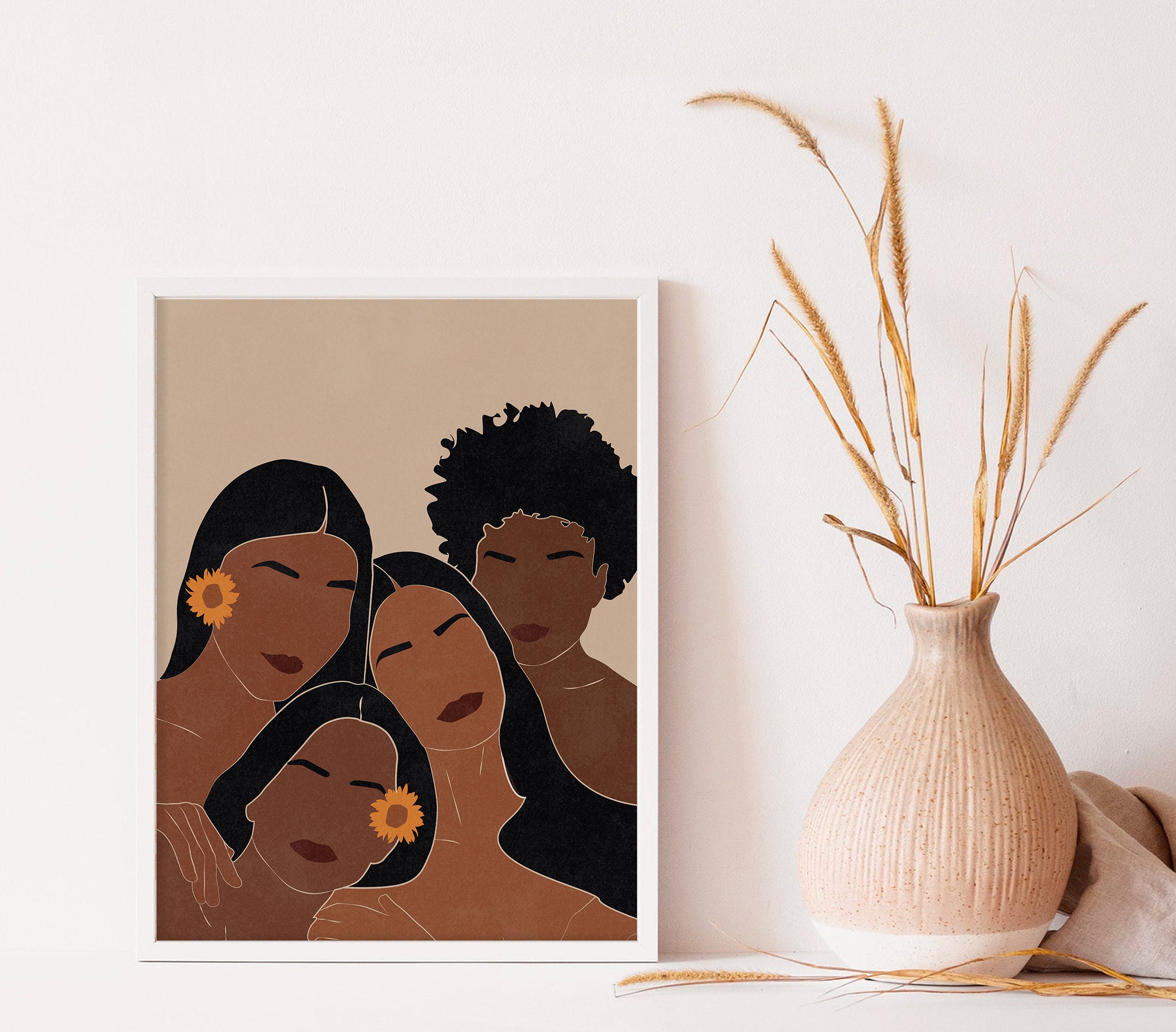 Female Empowerment Print Black Women Print Girl Power Wall | Etsy