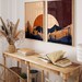 Printable Wall Art Minimalist Abstract Mid Century Modern Set of 2 ...