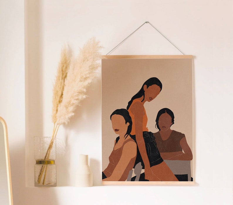 Women Feminist Print Girl Power Diversity Wall Art Etsy