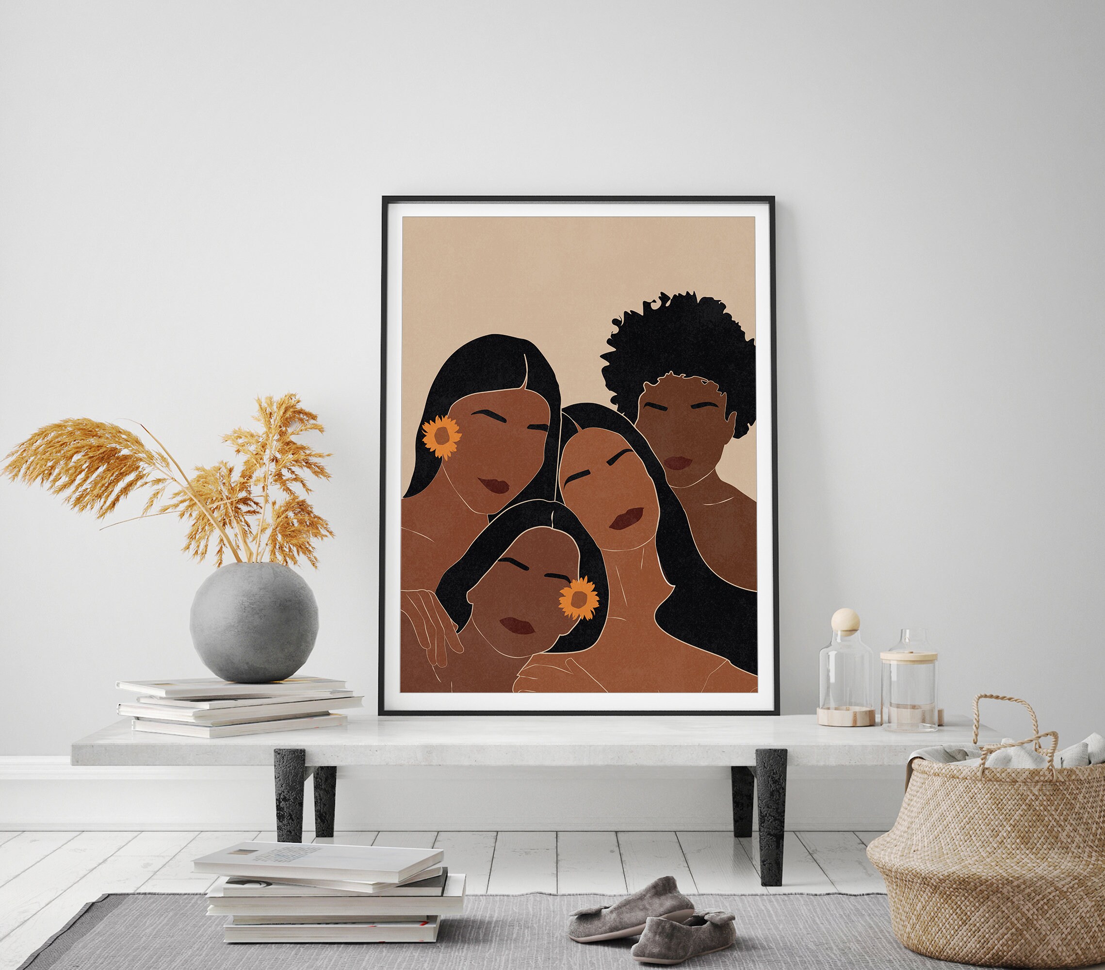 Female Empowerment Print Black Women Print Girl Power Wall | Etsy