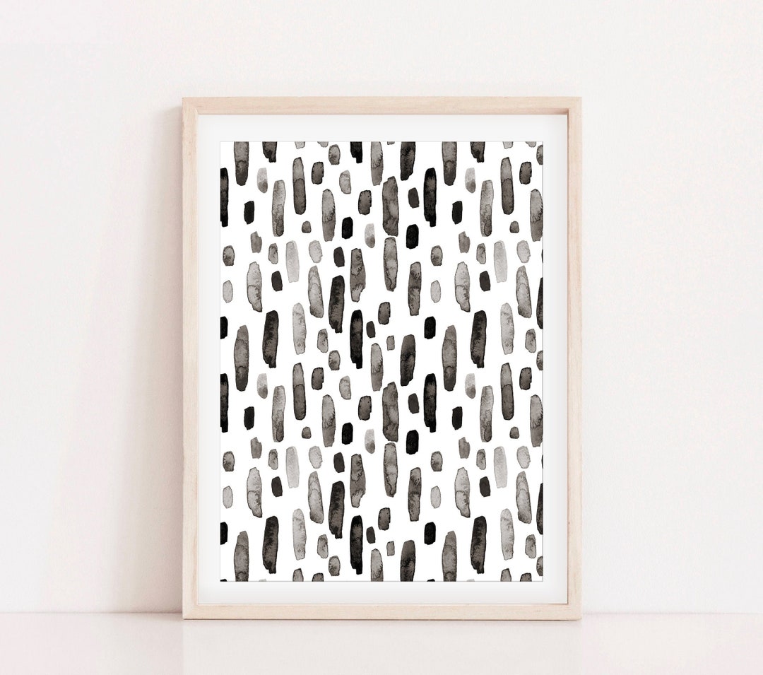 Black Dots Print,instant Download Art,minimalist Nursery Art,black and ...
