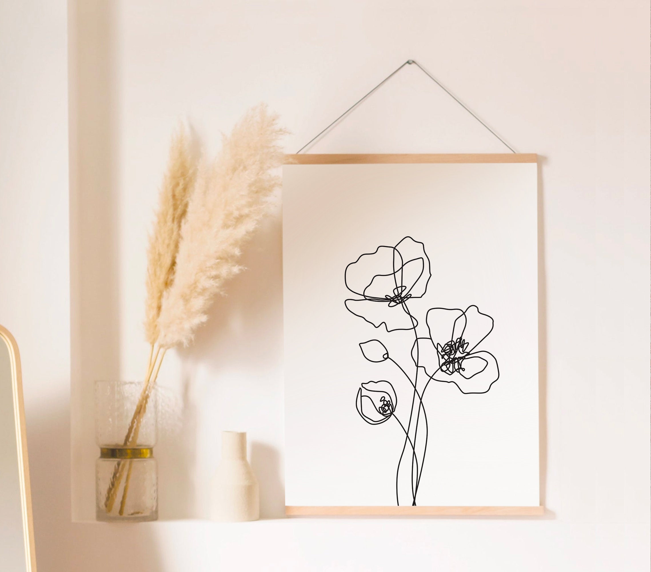 Single Line Art Prints Minimalist Wall Art One Line Art Set - Etsy