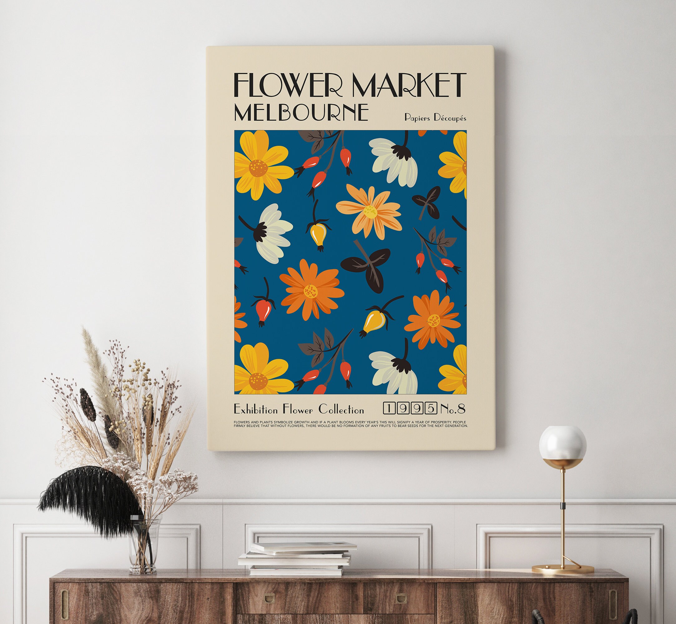 Flower Market Print Flower Shop Sign Florist Gift Flower - Etsy