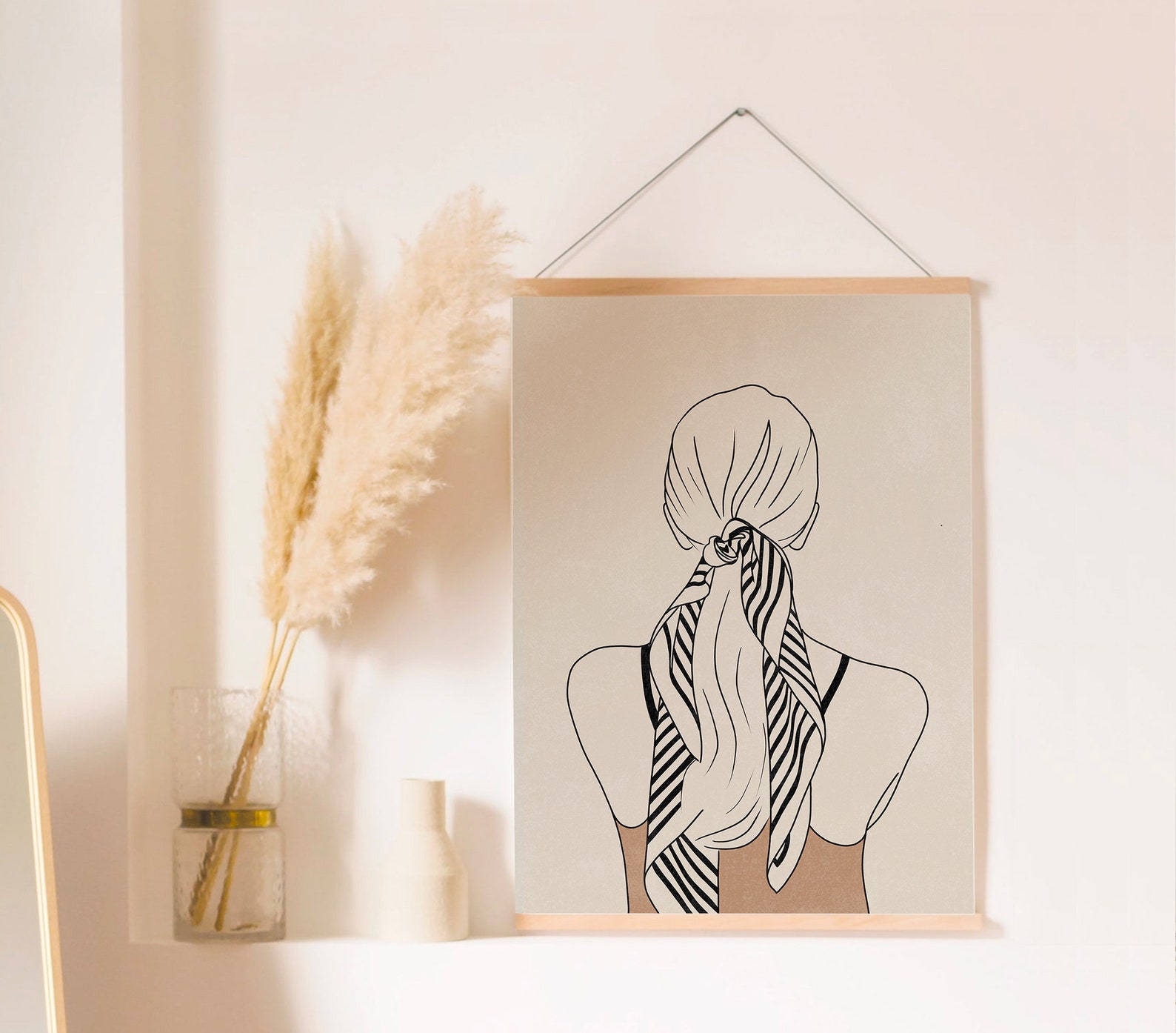 Line Art Woman Print Female Poster Minimal Woman Line - Etsy