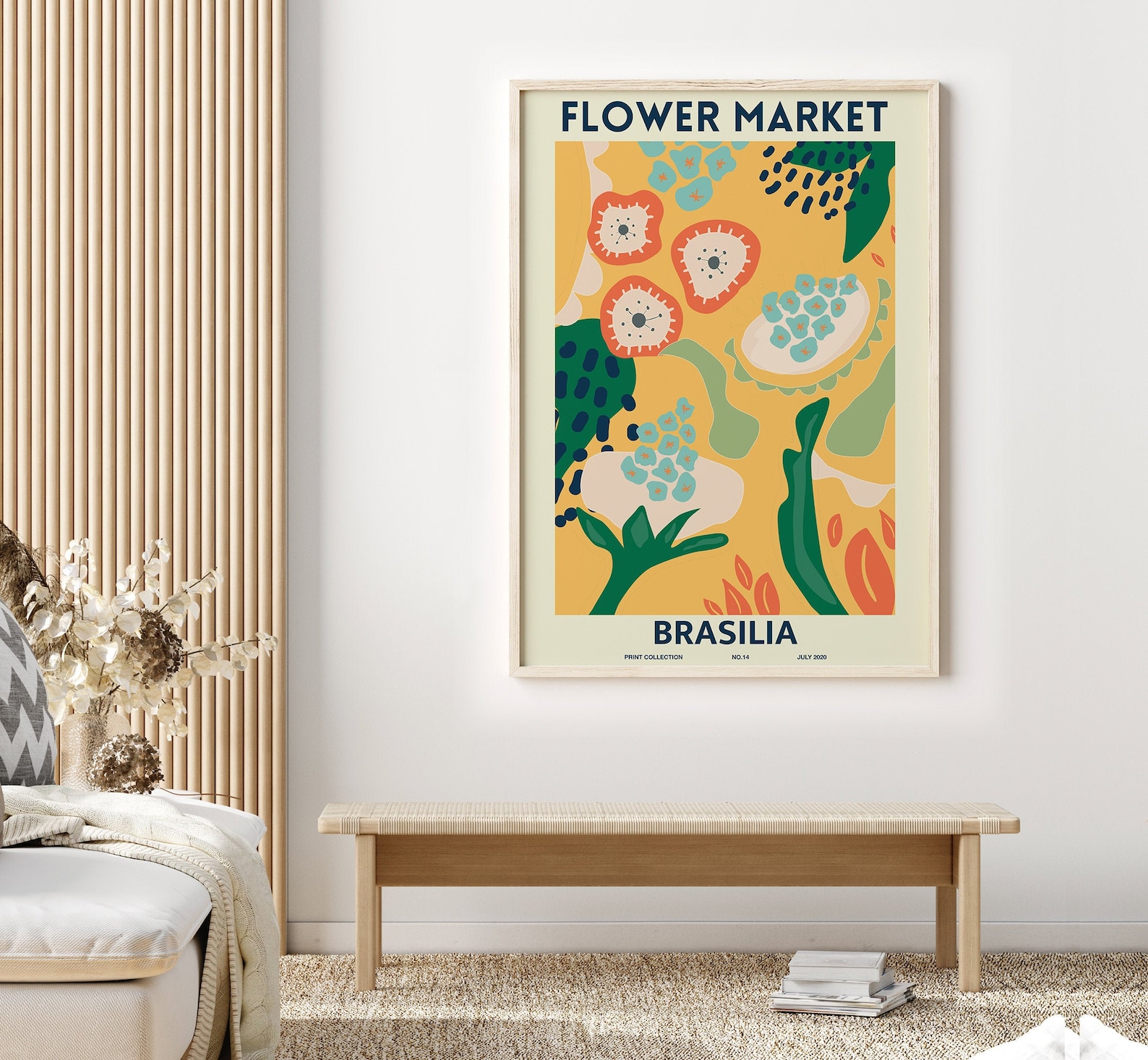 Flower Market Prints Digital Download Flower Market Poster | Etsy