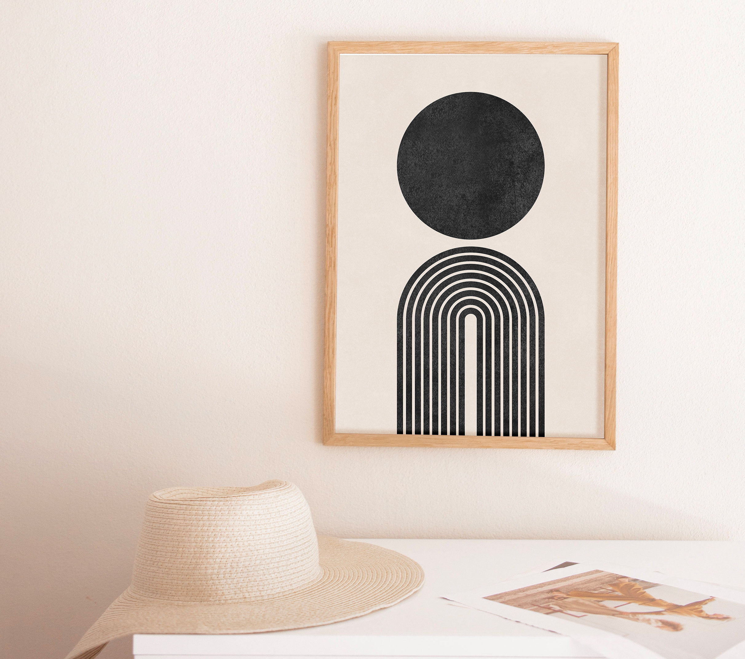 Abstract Line Art Print Downloadable Geometric Printable Wall - Etsy