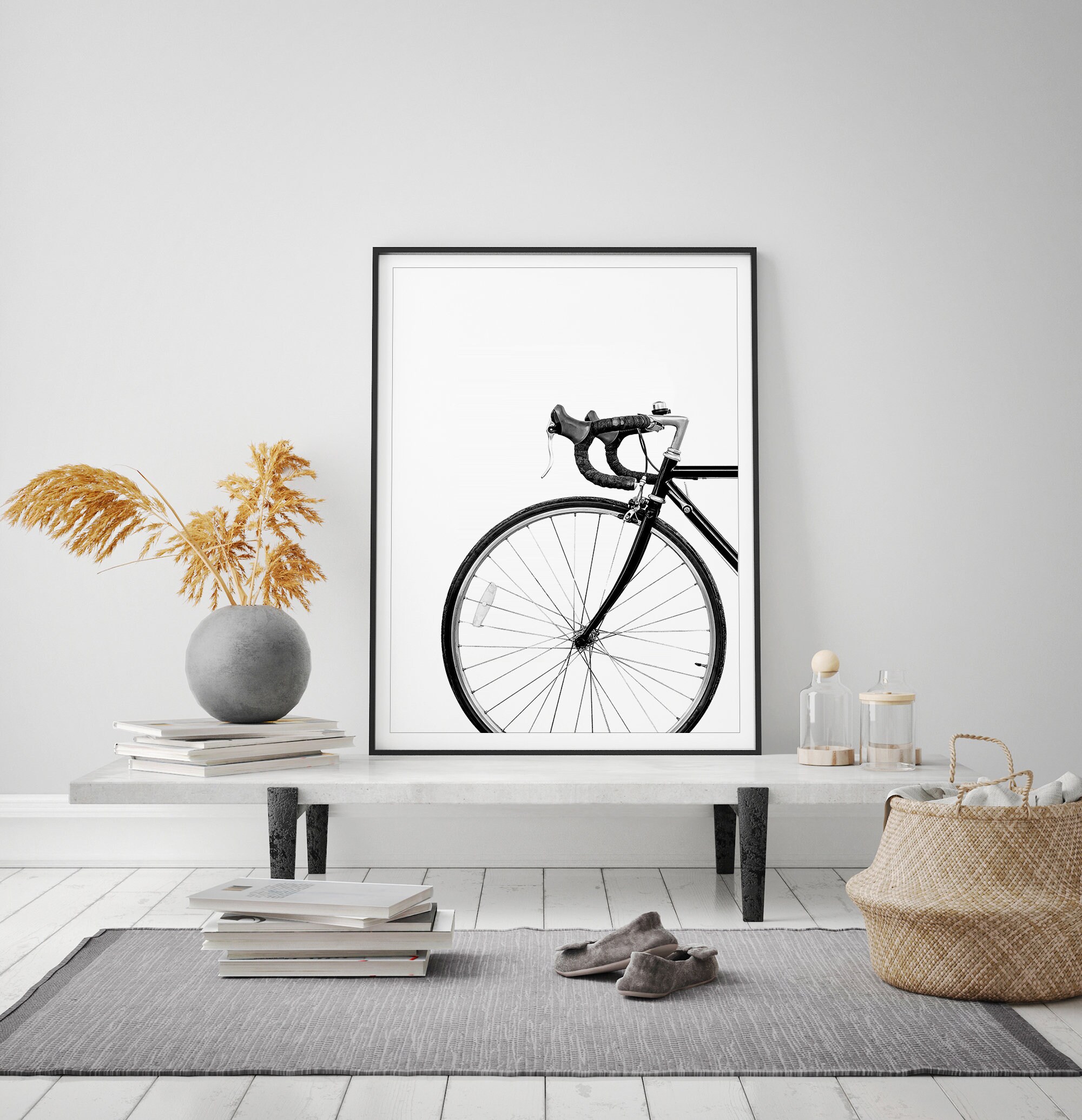 Bicycle Wall Art Set of 2 Print Bicycle Print Bike Print | Etsy
