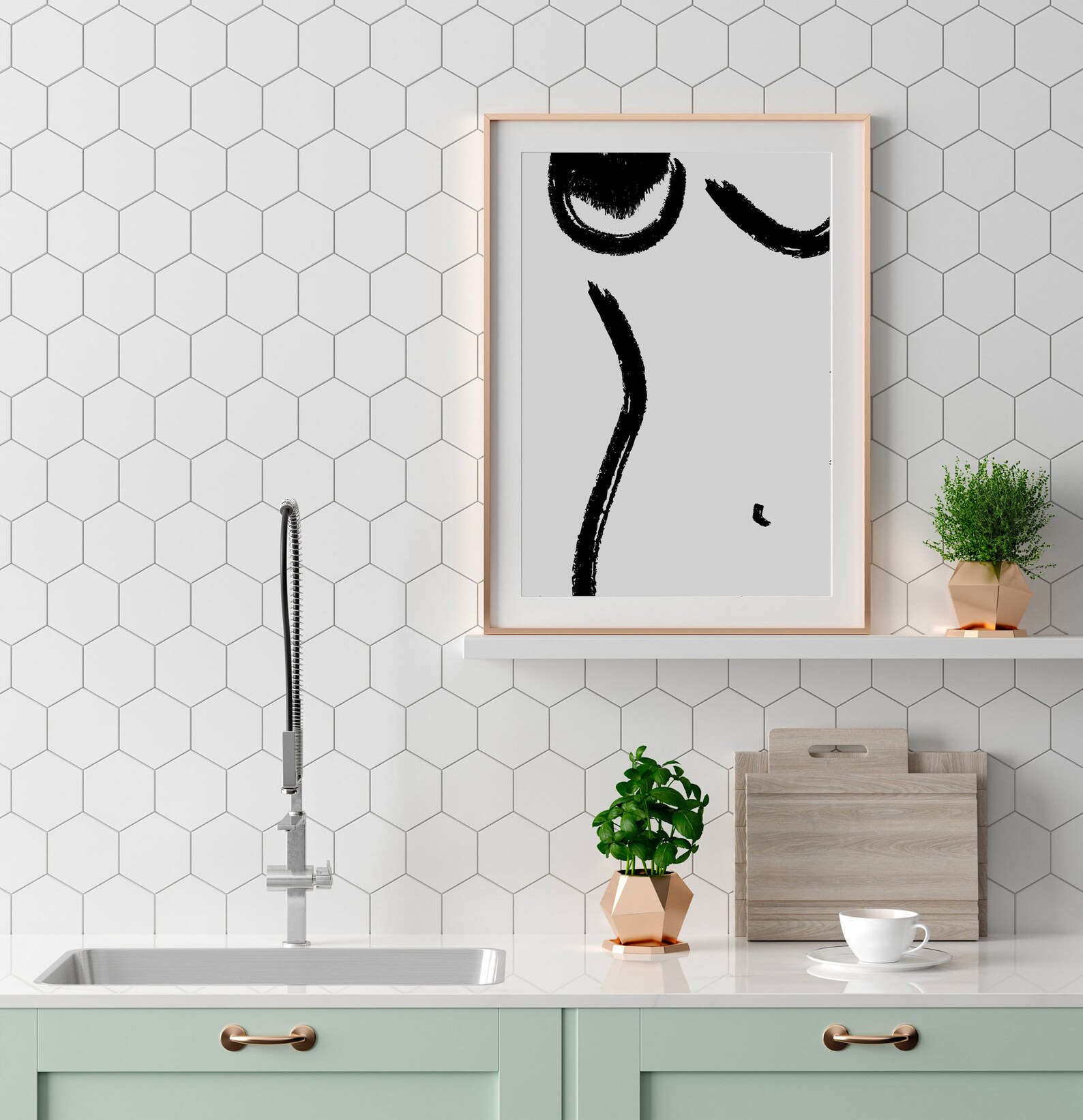 Female Drawing Poster the Female Body Minimalist Print - Etsy