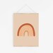 Minimalist Rainbow Wall Art Warm Rainbow Art Print Printable Rust Color ...