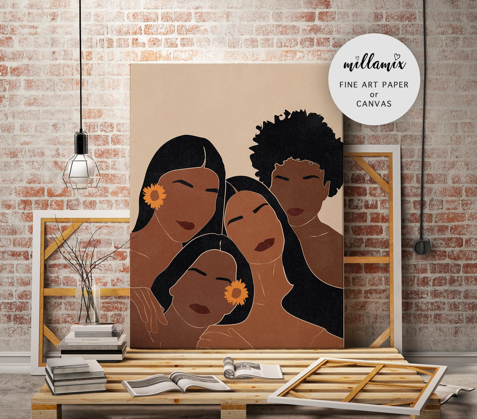 Female Empowerment Print Black Women Print Girl Power Wall - Etsy