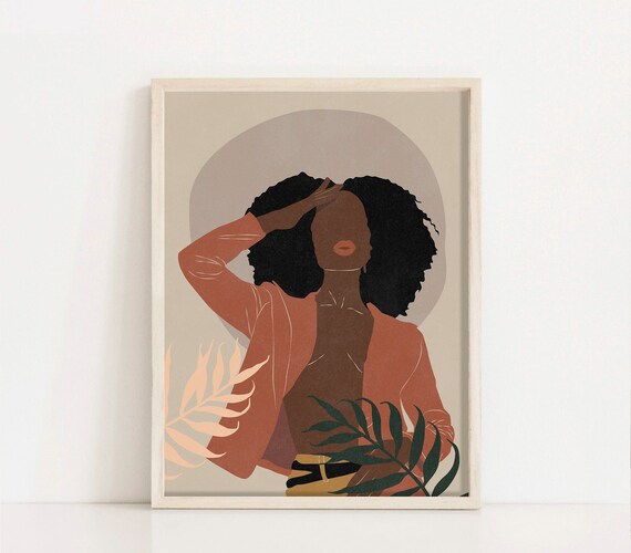 Woman Print Wall Art Abstract Women Print Woman Illustration - Etsy