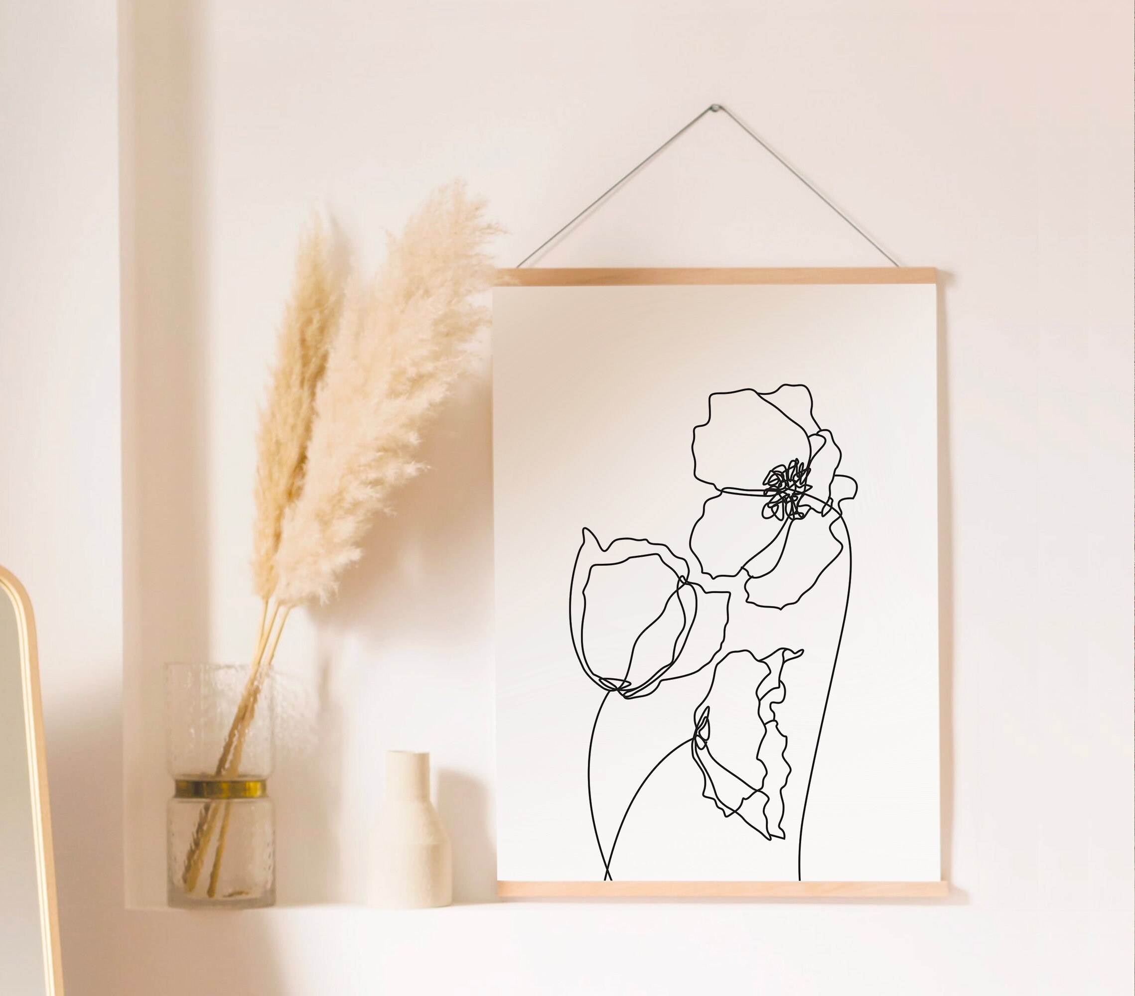 Single Line Art Prints Minimalist Wall Art One Line Art Set - Etsy