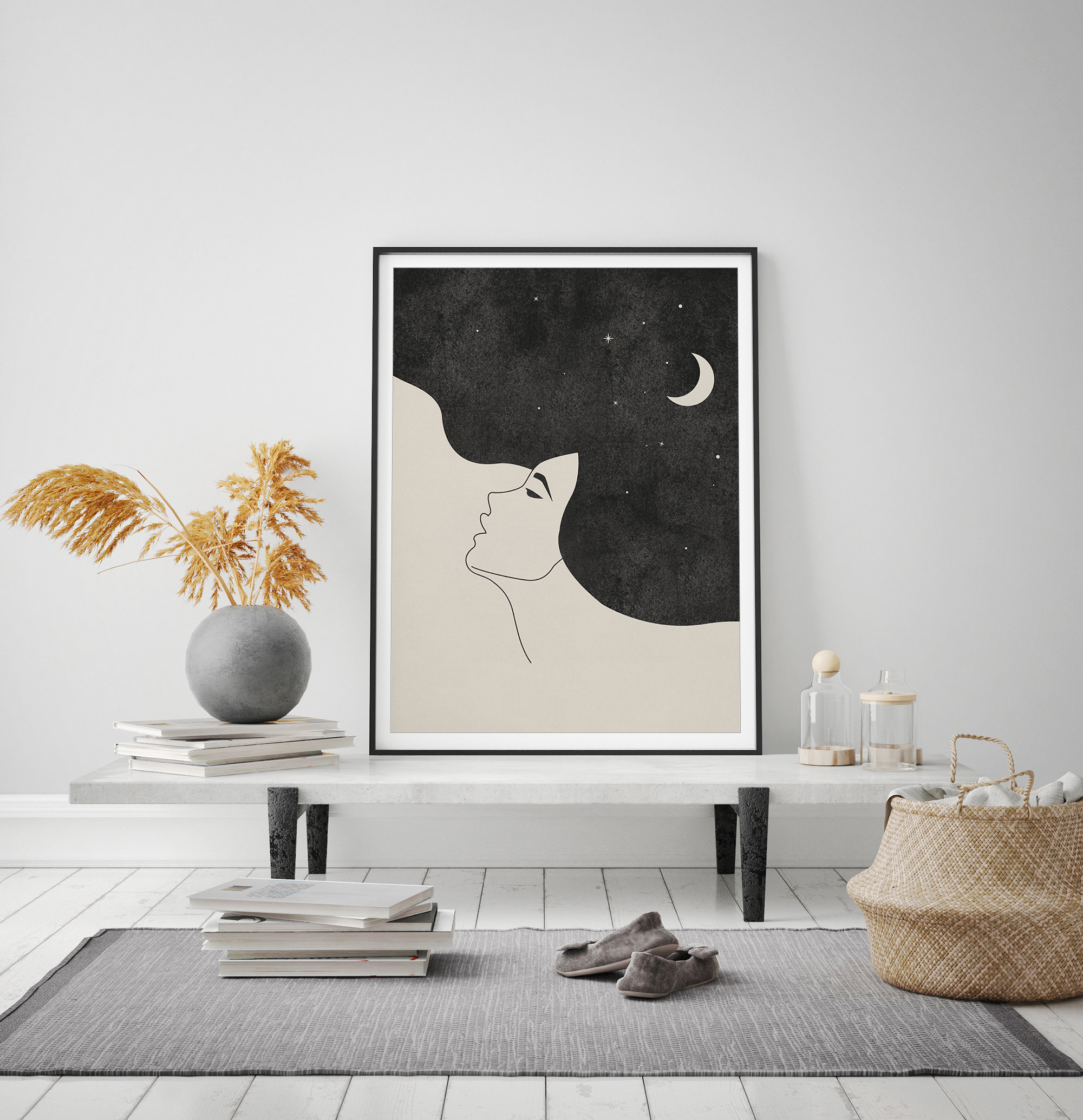 Taking a Break Poster Moon Night Series #13 Printable Wall Art for Kids ...