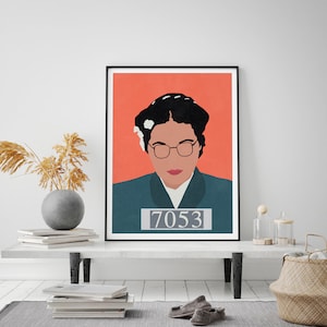 Rosa Parks Print, Feminist Print, Feminism, Feminist Icon Rosa Parks ...