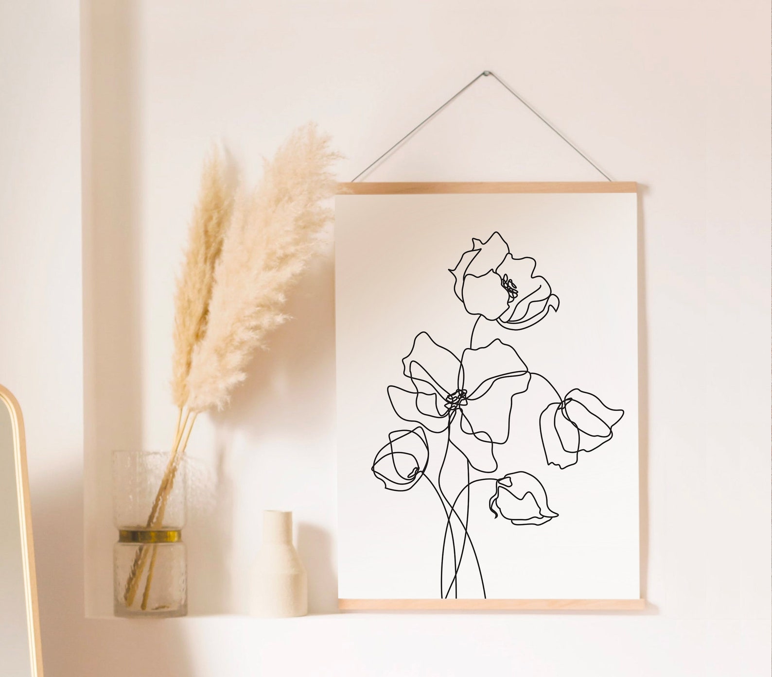Single Line Art Prints Minimalist Wall Art One Line Art Set - Etsy