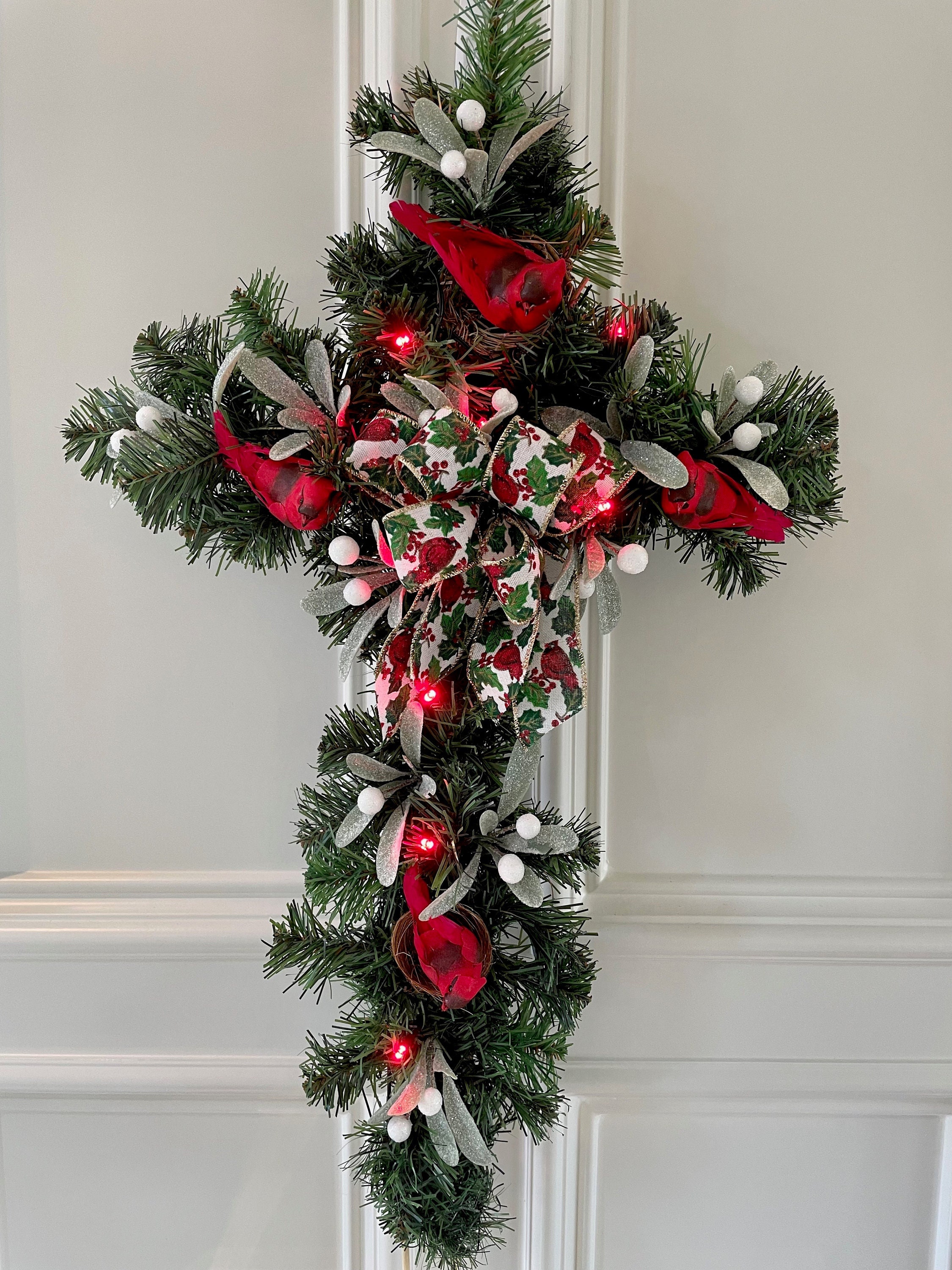 Cardinal Cross - Etsy