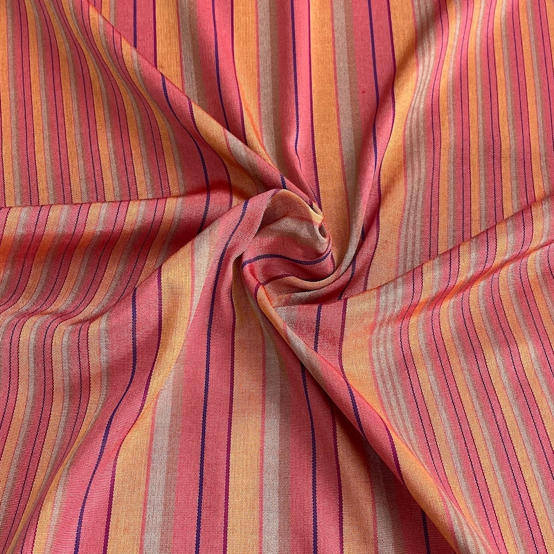 Orange Pink Fabric - Etsy