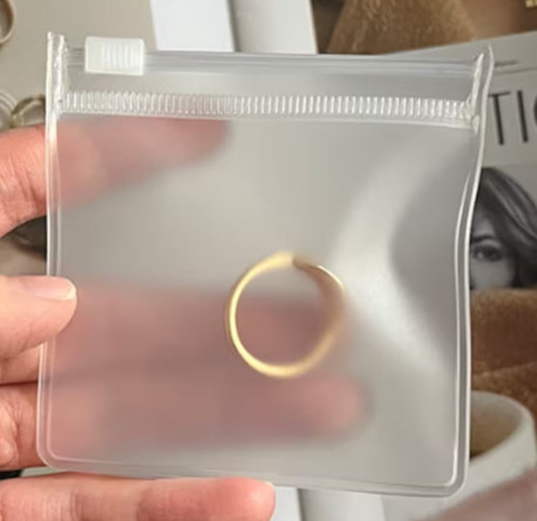 Buy No Logo Matte Frosted Jewelry Zipper Pouchhigh-quality Jewelry ...