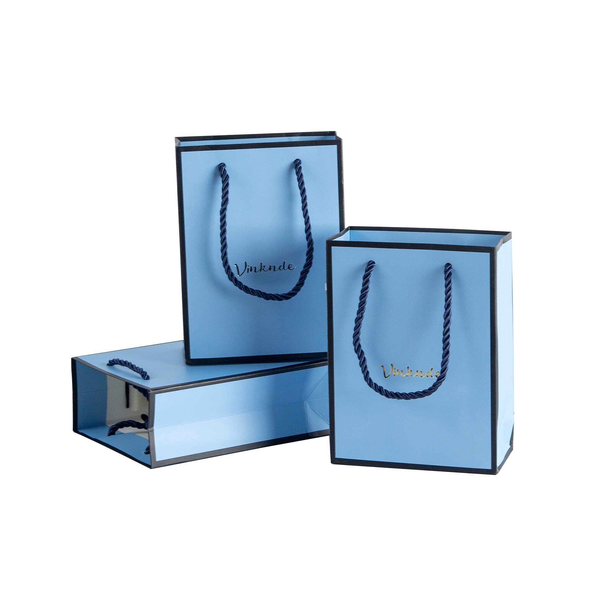 24 Personalized Logo Paper Gift Bags: Wedding, Birthday, Bridesmaid - Etsy